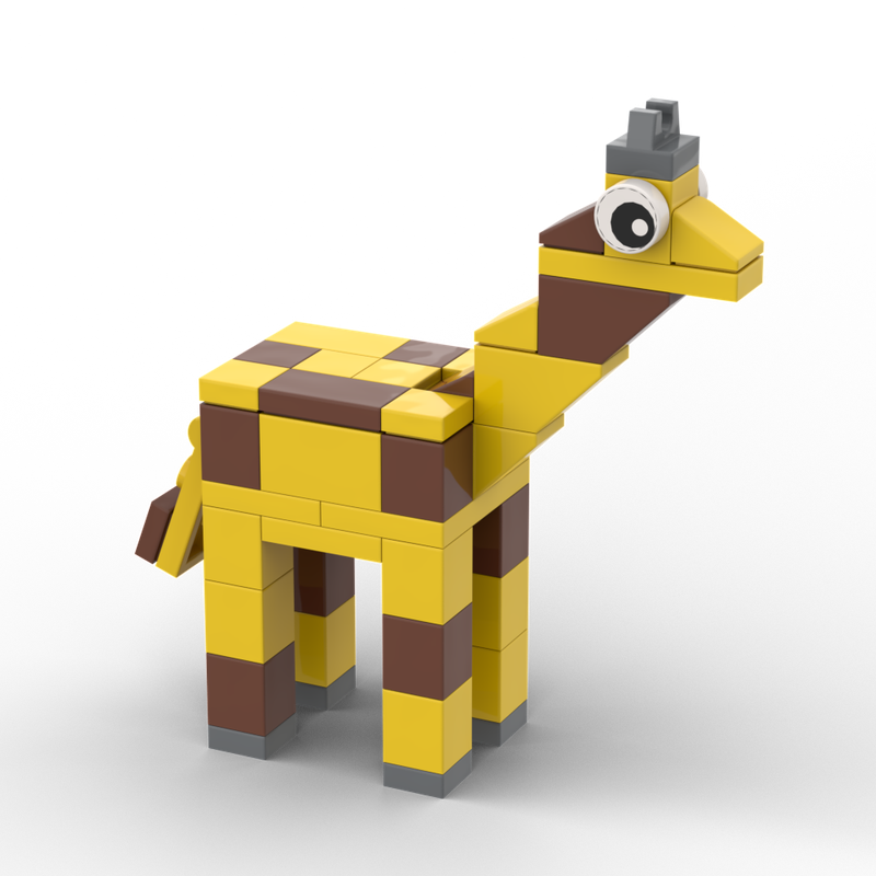 LEGO MOC Giraffe by MaJo-Club | Rebrickable - Build with LEGO