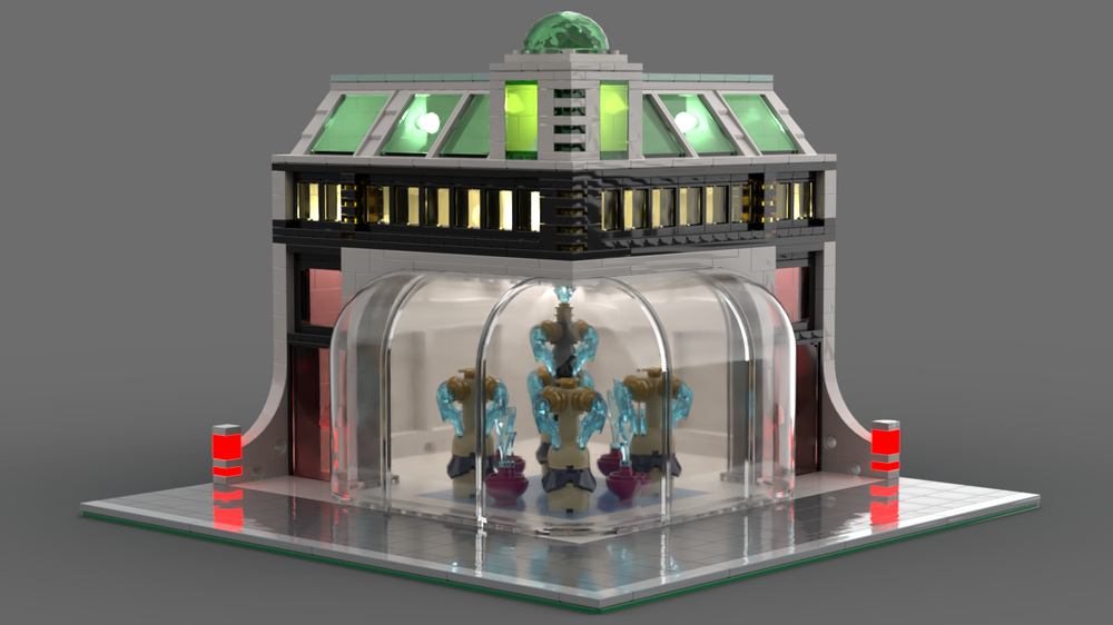 LEGO MOC Colored Windows Shop by zero_g_is_fun | Rebrickable - Build ...
