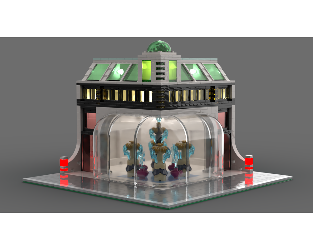 LEGO MOC Colored Windows Shop by zero_g_is_fun | Rebrickable - Build ...
