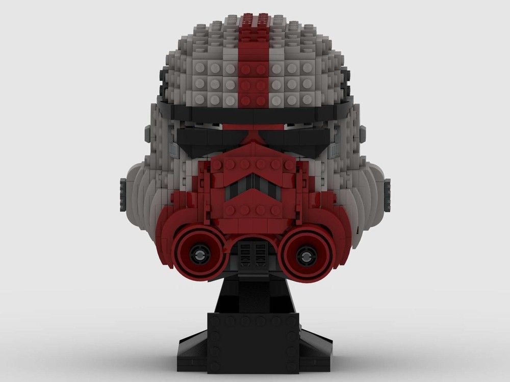 LEGO MOC Incinerator Trooper helmet by lego4366 | Rebrickable - Build ...