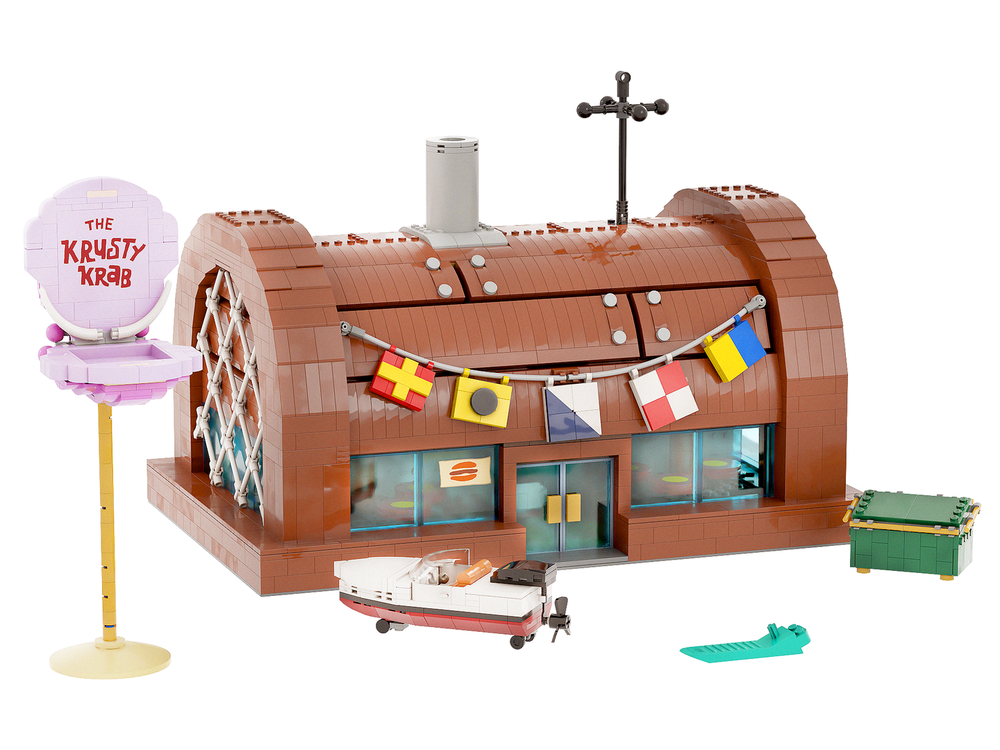 Lego Moc Krusty Krab By Exesandbox Rebrickable Build With Lego