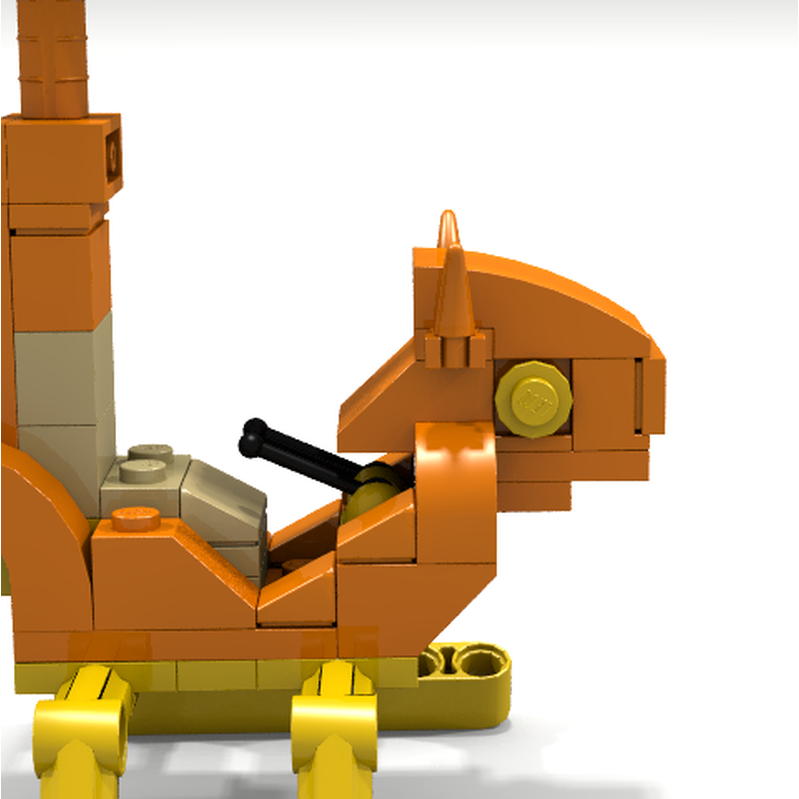 LEGO MOC Squirrel-a-Gig by snugglepanda | Rebrickable - Build with LEGO