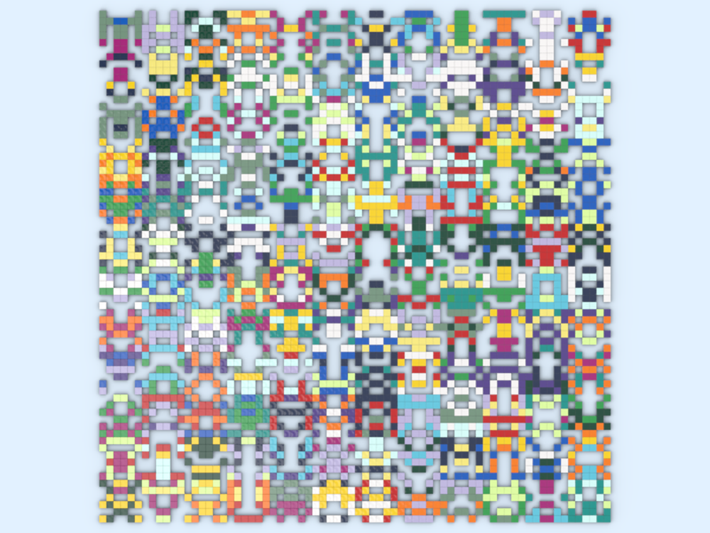 LEGO MOC 41935 Space Invaders by thekitchenscientist | Rebrickable ...