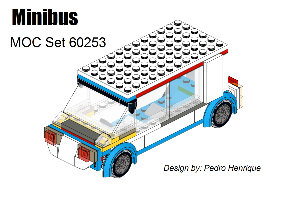 LEGO MOC Minibus - MOC 60253 by Pedro_Henrique | Rebrickable - Build ...