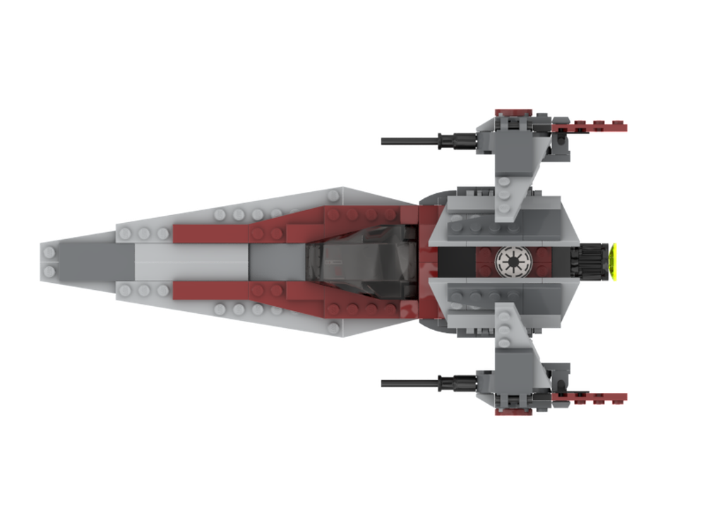 LEGO MOC V-wing Fighter 6205 Modification by LSWfiend | Rebrickable ...