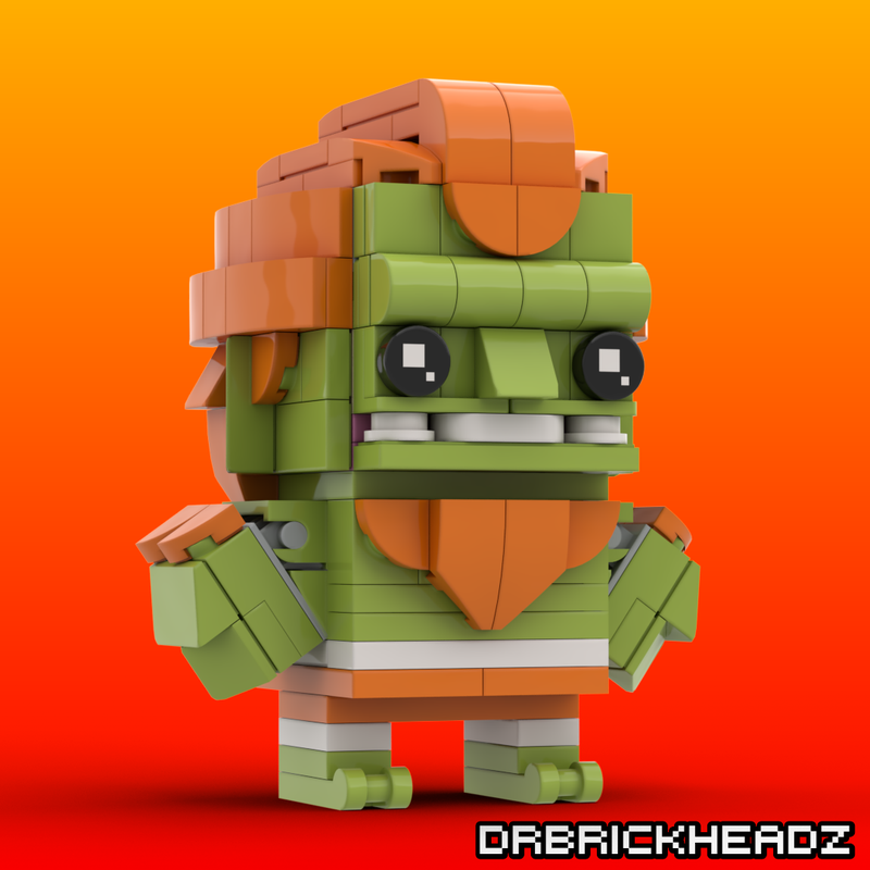 LEGO MOC Blanka (Street FIghter II) Custom Brickheadz by DrBrickheadz ...