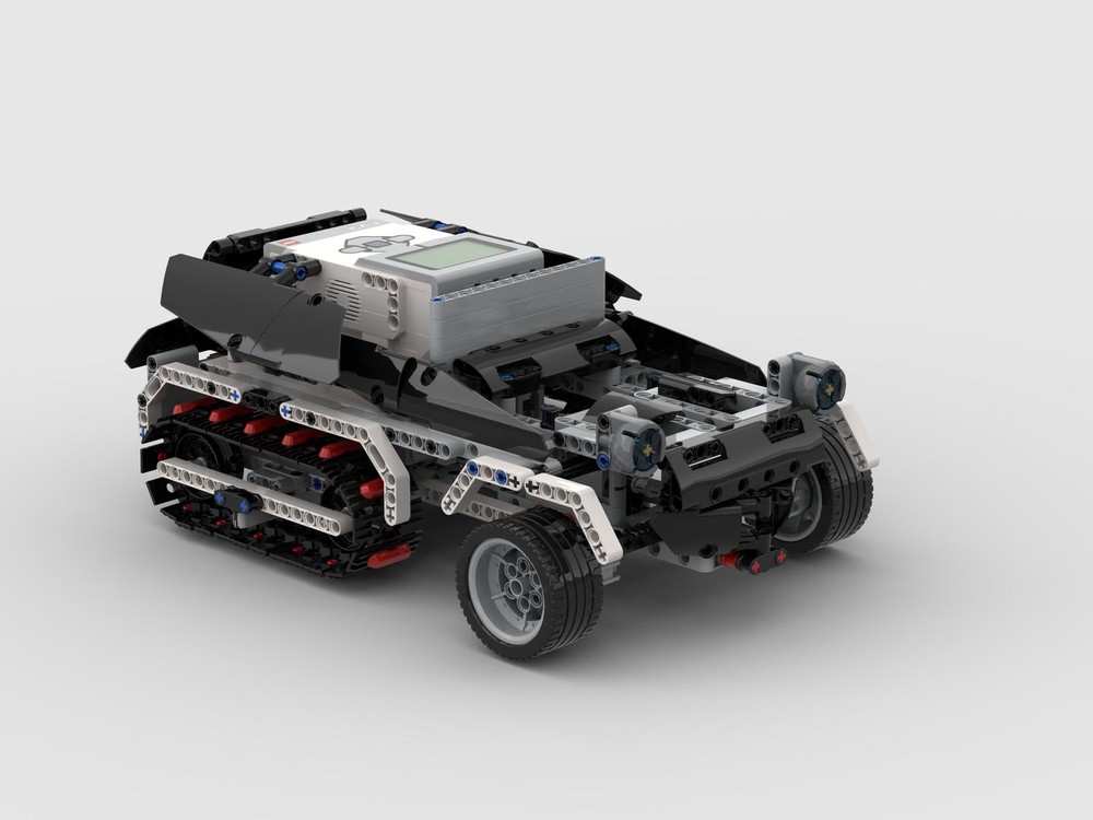 LEGO MOC half-track armored vehicle by james2010 | Rebrickable - Build ...