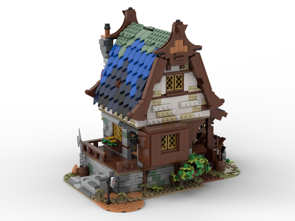 LEGO MOC Medieval Watermill by Gr33tje13 | Rebrickable - Build with LEGO