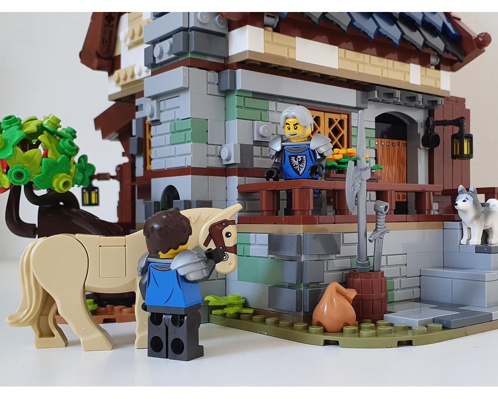 LEGO MOC Medieval Watermill by Gr33tje13 | Rebrickable - Build with LEGO