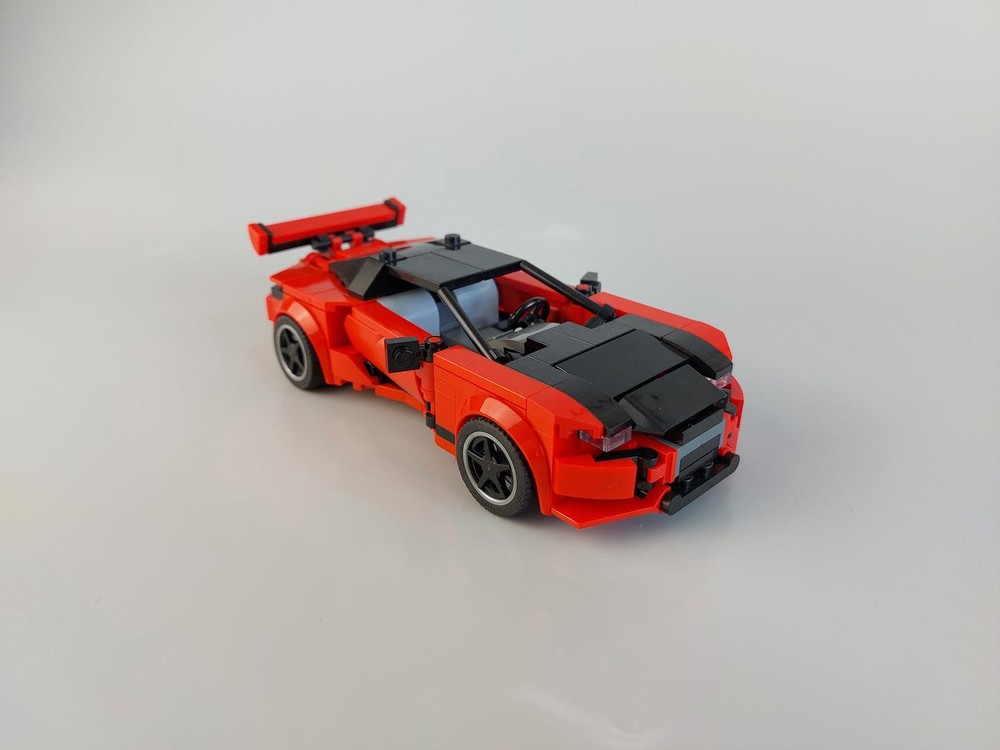 LEGO MOC Red sport coupe by Anton Kablash | Rebrickable - Build with LEGO