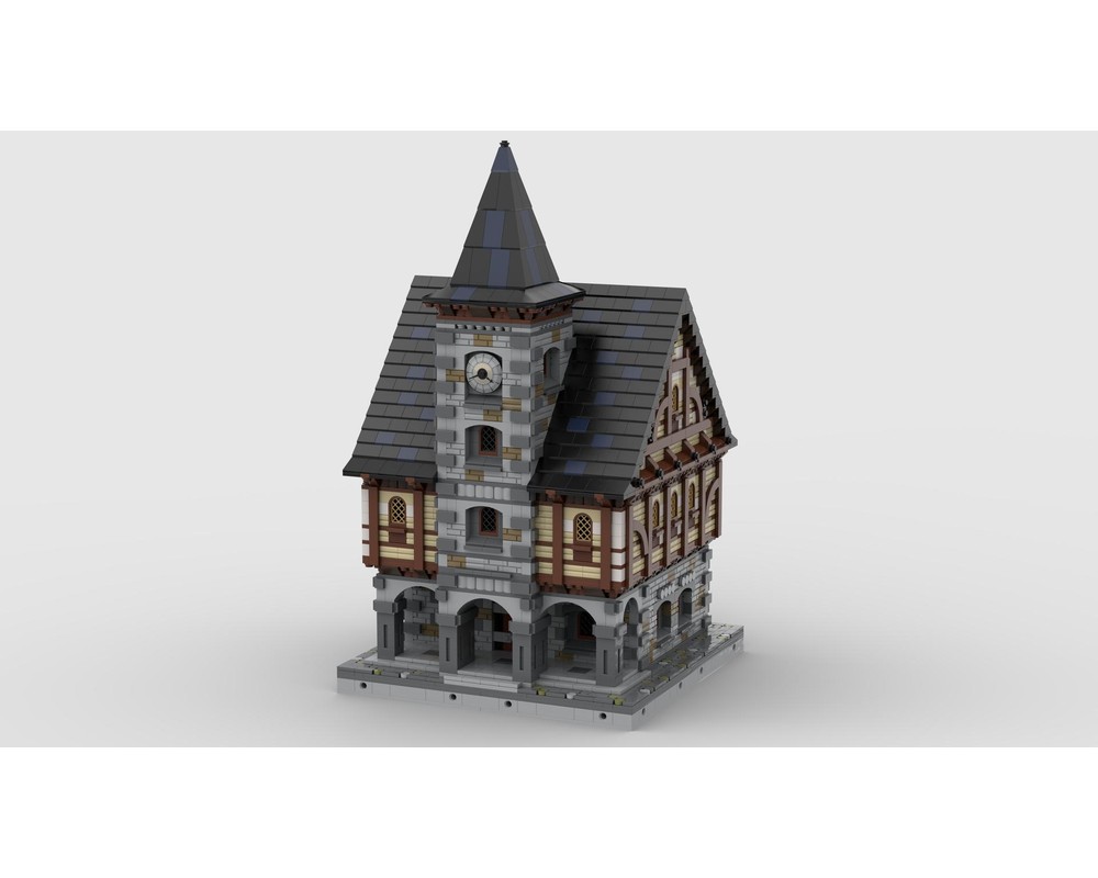 LEGO MOC Mini-Medieval-Modulars 42 - "Town Hall" by mocscout ...