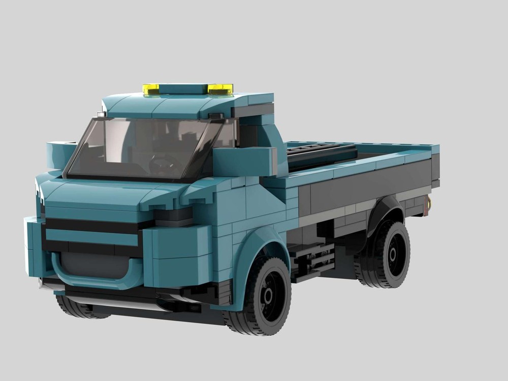 LEGO MOC BlueSky Builders Van by GDm | Rebrickable - Build with LEGO