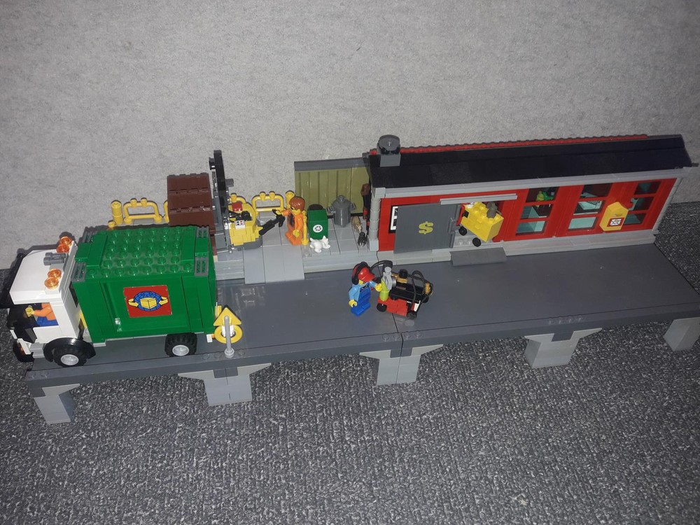 Lego Moc Container Crane Harbor By Brick Forge Rebrickable Build