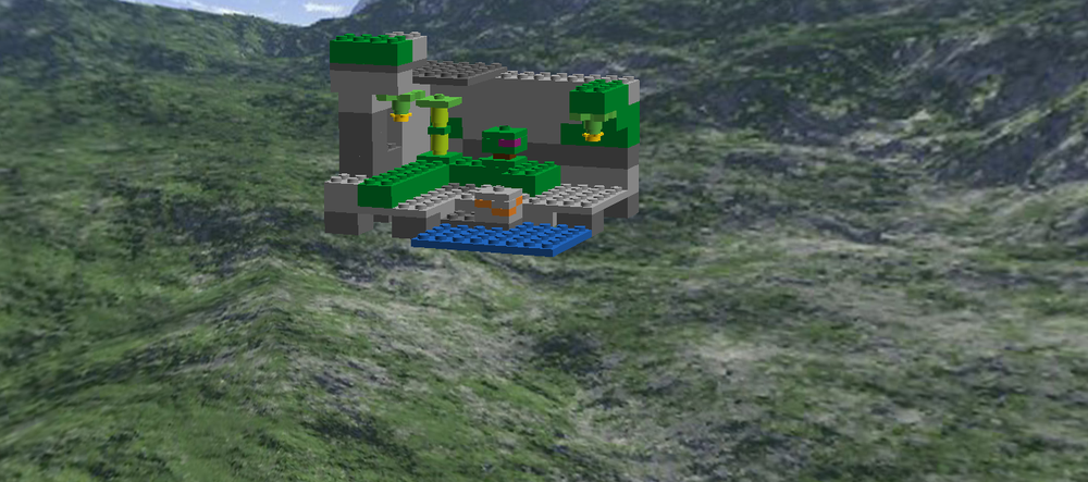 LEGO MOC Minecraft Lush Water Cave by Brickboys2 | Rebrickable - Build ...