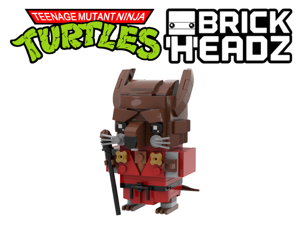 Lego Moc Brickheadz Splinter By Bobby03 Rebrickable Build With Lego
