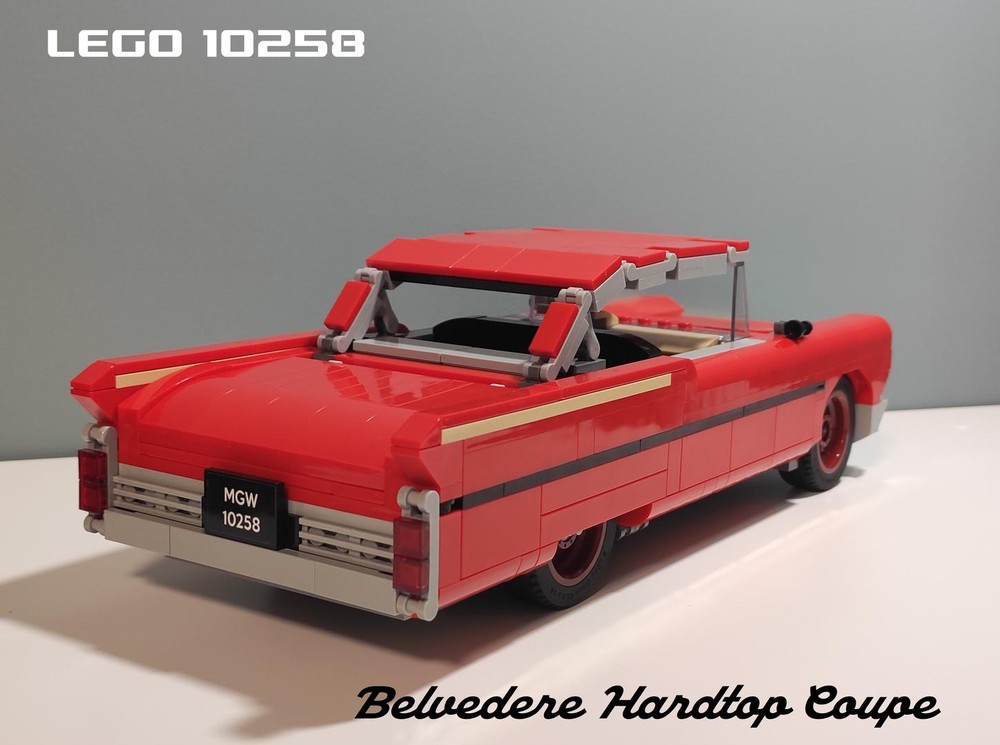 LEGO MOC 10258 Belvedere Hardtop Coupe by Kirvet | Rebrickable - Build ...