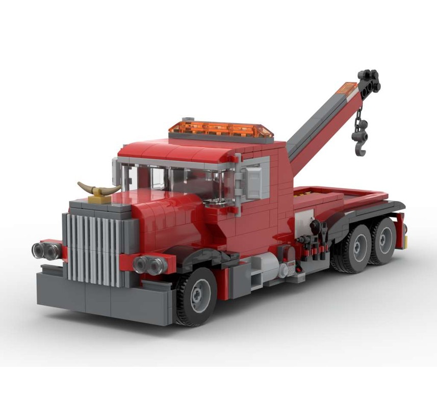 LEGO MOC Tow Truck by IBrickedItUp | Rebrickable - Build with LEGO
