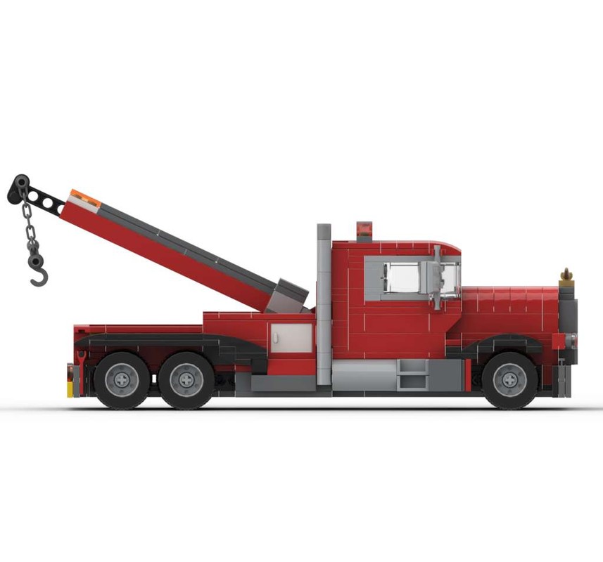 LEGO MOC Tow Truck by IBrickedItUp | Rebrickable - Build with LEGO