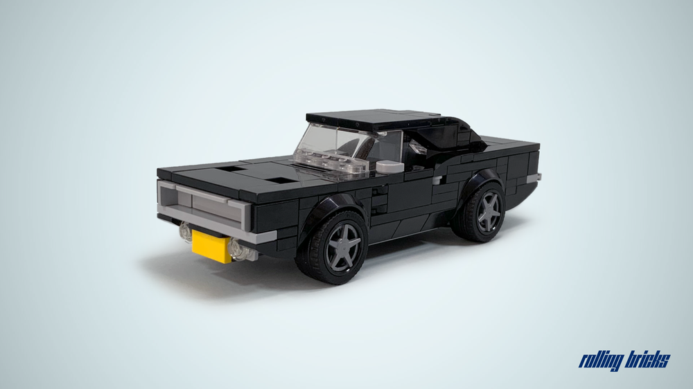 LEGO MOC 1968 Dodge Charger from Bullitt by RollingBricks | Rebrickable ...