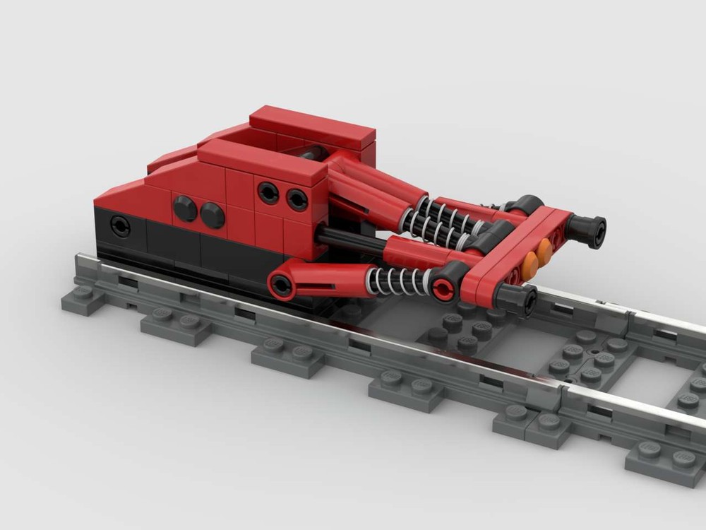 LEGO MOC Advanced Buffer Stop by DDesign | Rebrickable - Build with LEGO