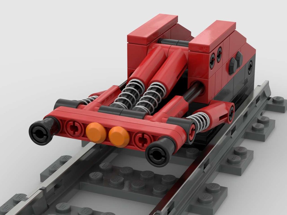 LEGO MOC Advanced Buffer Stop by DDesign | Rebrickable - Build with LEGO