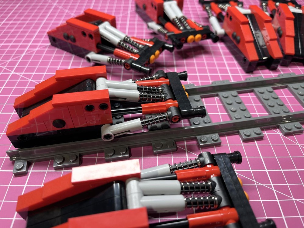 LEGO MOC Advanced Buffer Stop by DDesign | Rebrickable - Build with LEGO