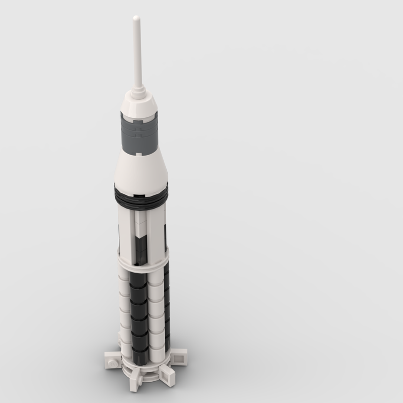 LEGO MOC micro Saturn IB by legoaddict53 | Rebrickable - Build with LEGO
