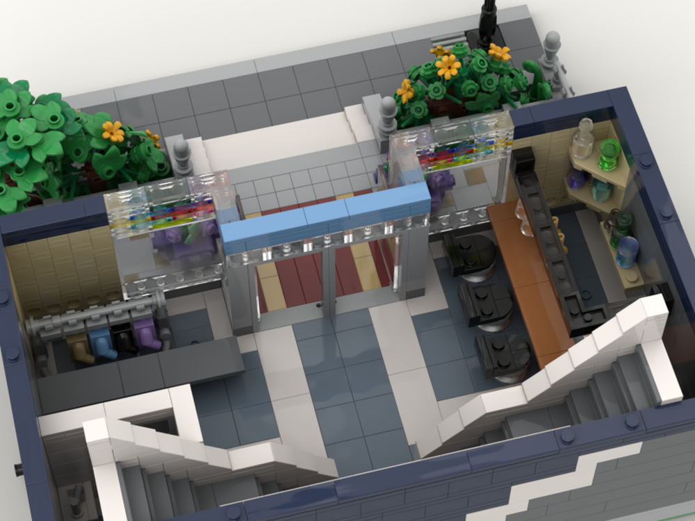 LEGO MOC Modular Bricktober Theater by Chricki | Rebrickable - Build ...