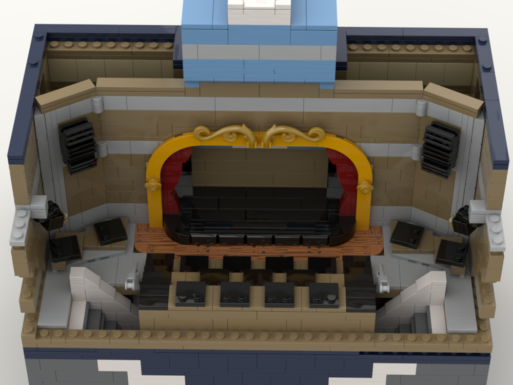 LEGO MOC Modular Bricktober Theater by Chricki | Rebrickable - Build ...