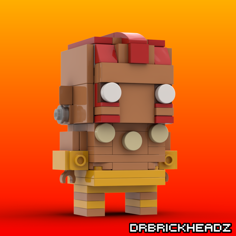LEGO MOC Dhalsim (Street FIghter II) Custom Brickheadz by DrBrickheadz ...