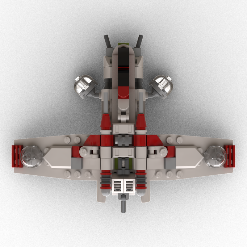 LEGO MOC LAAT - Republic Gunship [micro scale] by Xigphir | Rebrickable ...