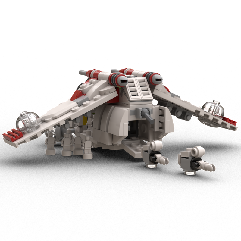LEGO MOC LAAT - Republic Gunship [micro scale] by Xigphir | Rebrickable ...