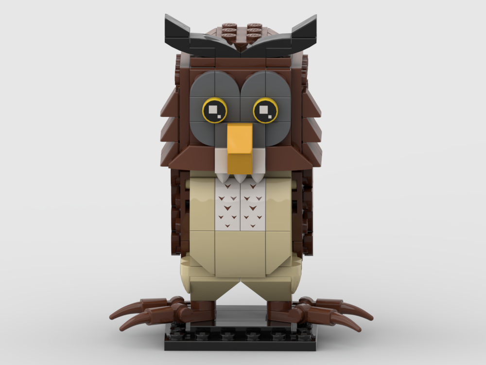 LEGO MOC Owl by Hiddenface | Rebrickable - Build with LEGO