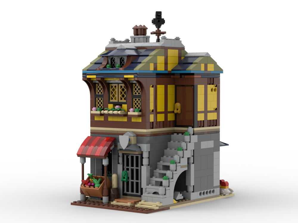 LEGO MOC Medieval Merchant's House by Brick Artisan | Rebrickable ...