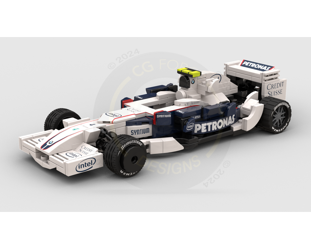 LEGO MOC F1 BMW Sauber F1.08 by CGForceDesigns | Rebrickable - Build ...