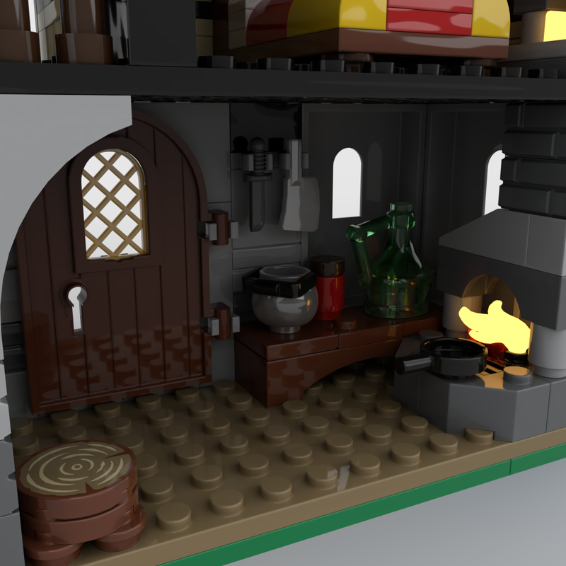 LEGO MOC-82740 Medieval House by bricks_fan_uy | Rebrickable - Build ...