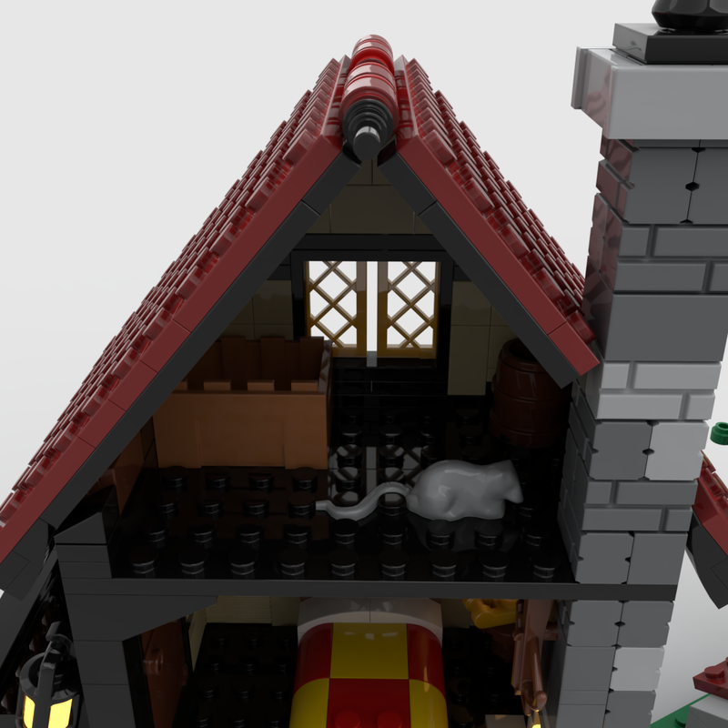 LEGO MOC-82740 Medieval House by bricks_fan_uy | Rebrickable - Build ...