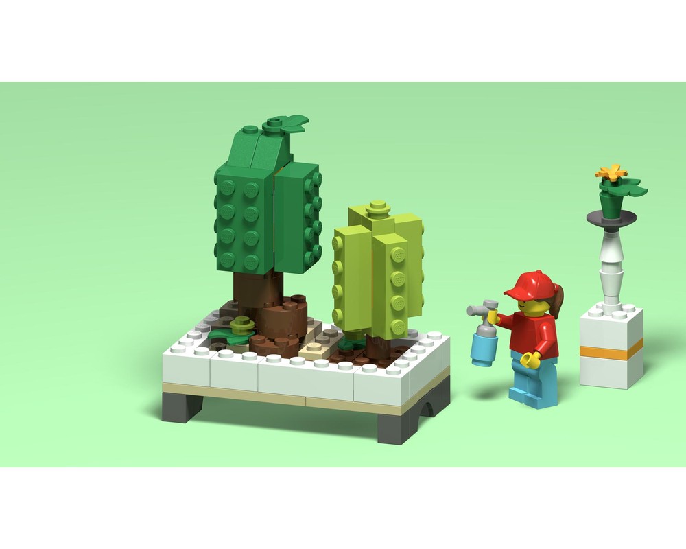 LEGO MOC BYGGLEK Container Garden - Minecraft Style Trees by mattking4 ...