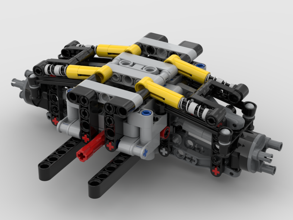 LEGO MOC Off-road vehicle rear suspension by czmilosz | Rebrickable ...
