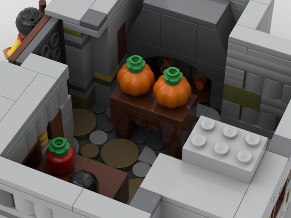 LEGO MOC Medieval Grocer (Modular) by jaredchansen | Rebrickable ...