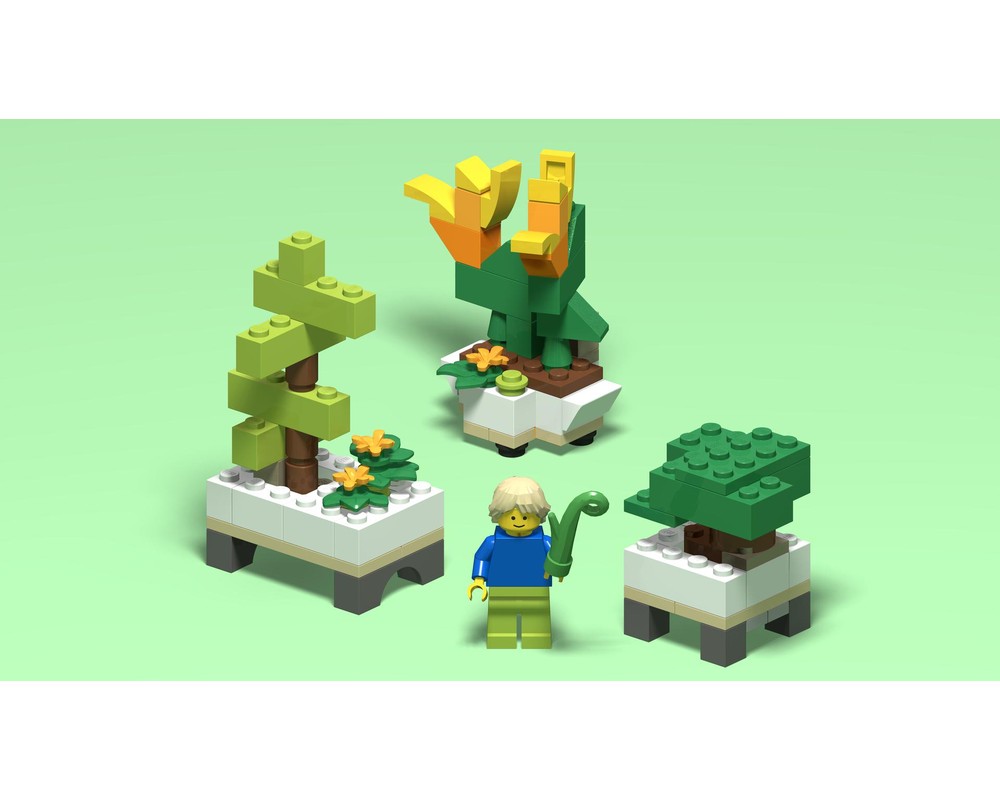 LEGO MOC BYGGLEK Container Garden - Shrubs and Flowers by mattking4 ...