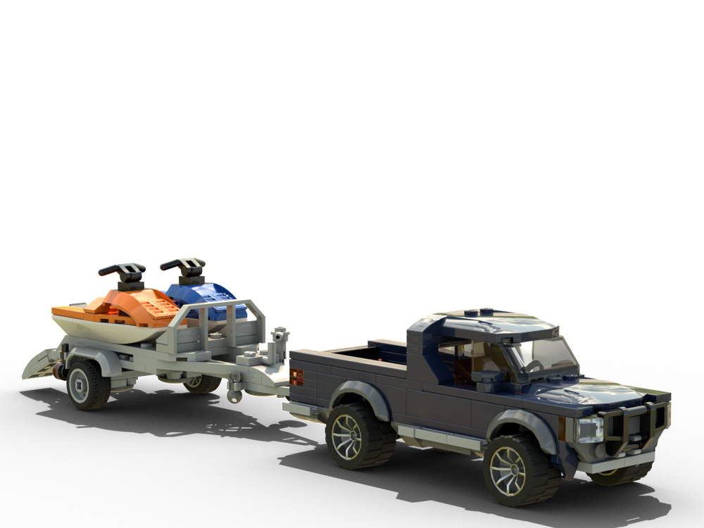 LEGO MOC Jet Ski Trailer by Thomus_Bean | Rebrickable - Build with LEGO