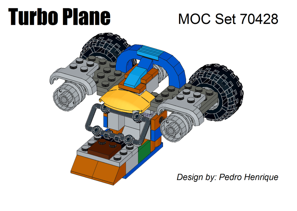 Lego Moc Turbo Plane Moc 70428 By Pedrohenrique Rebrickable