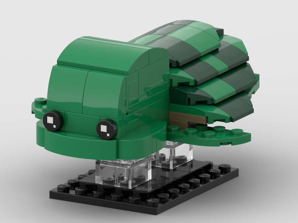 Lego Moc Sea Turtle By Hiddenface Rebrickable Build With Lego