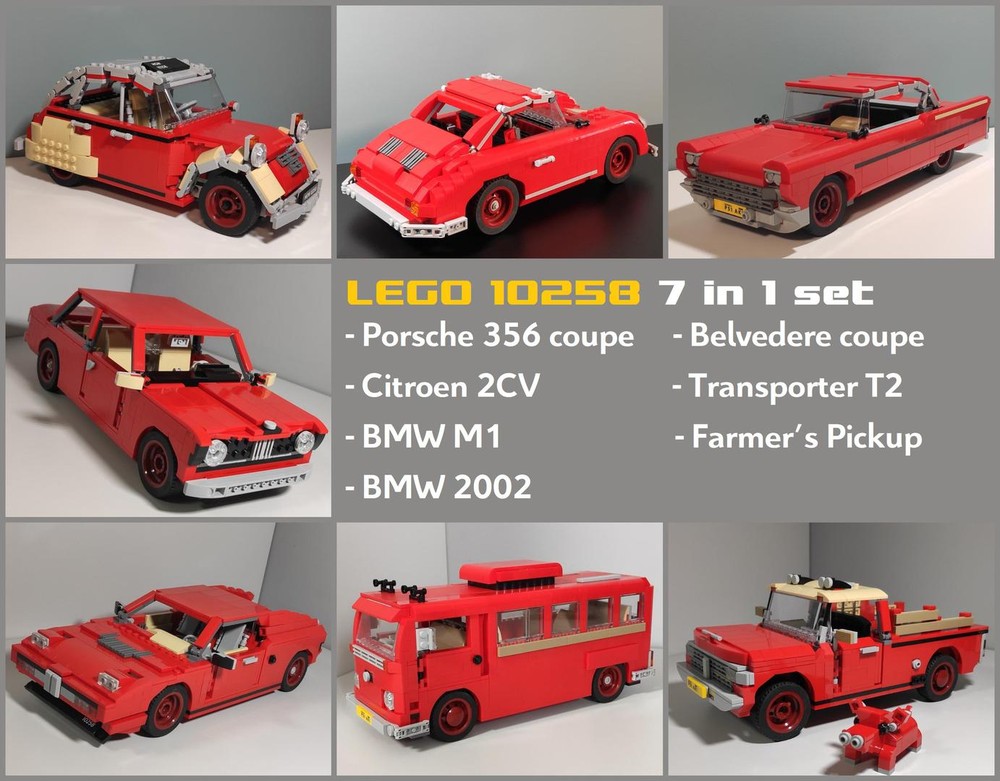 LEGO MOC 10258 7 in 1 alternative set by Kirvet | Rebrickable - Build ...
