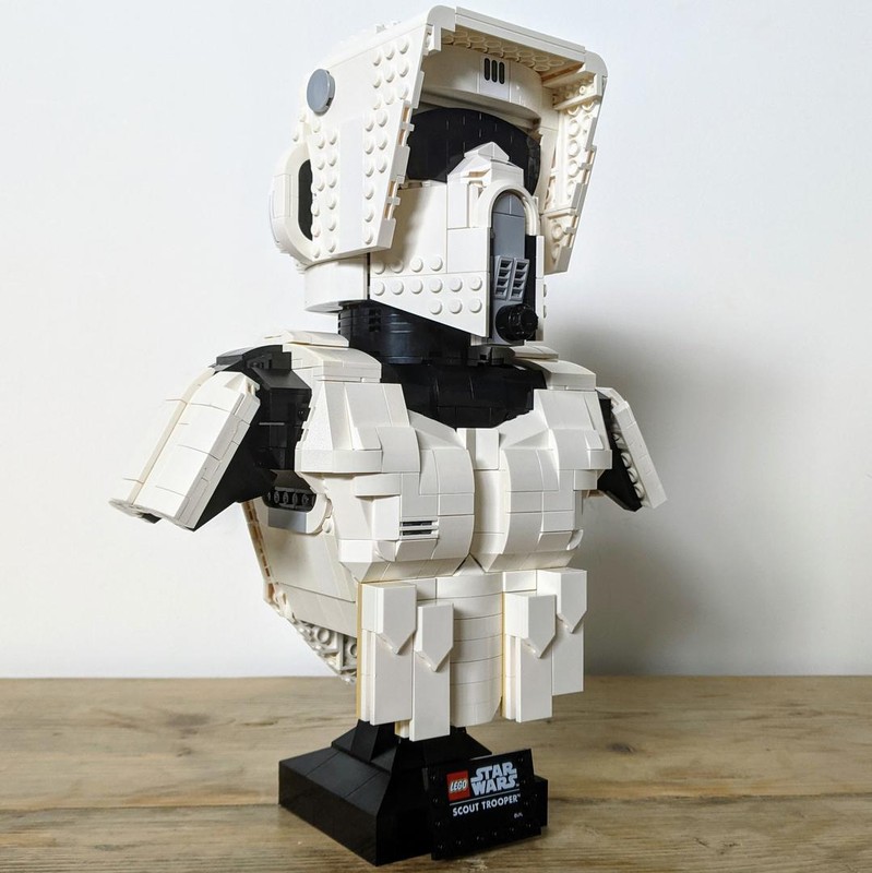 LEGO MOC Scout Trooper Bust by glenn_tanner55 | Rebrickable - Build ...