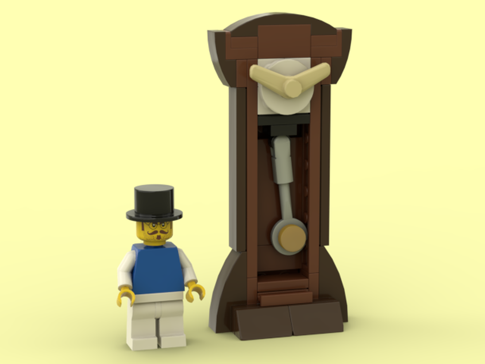 LEGO MOC Grandfather Clock by LegoOri | Rebrickable - Build with LEGO