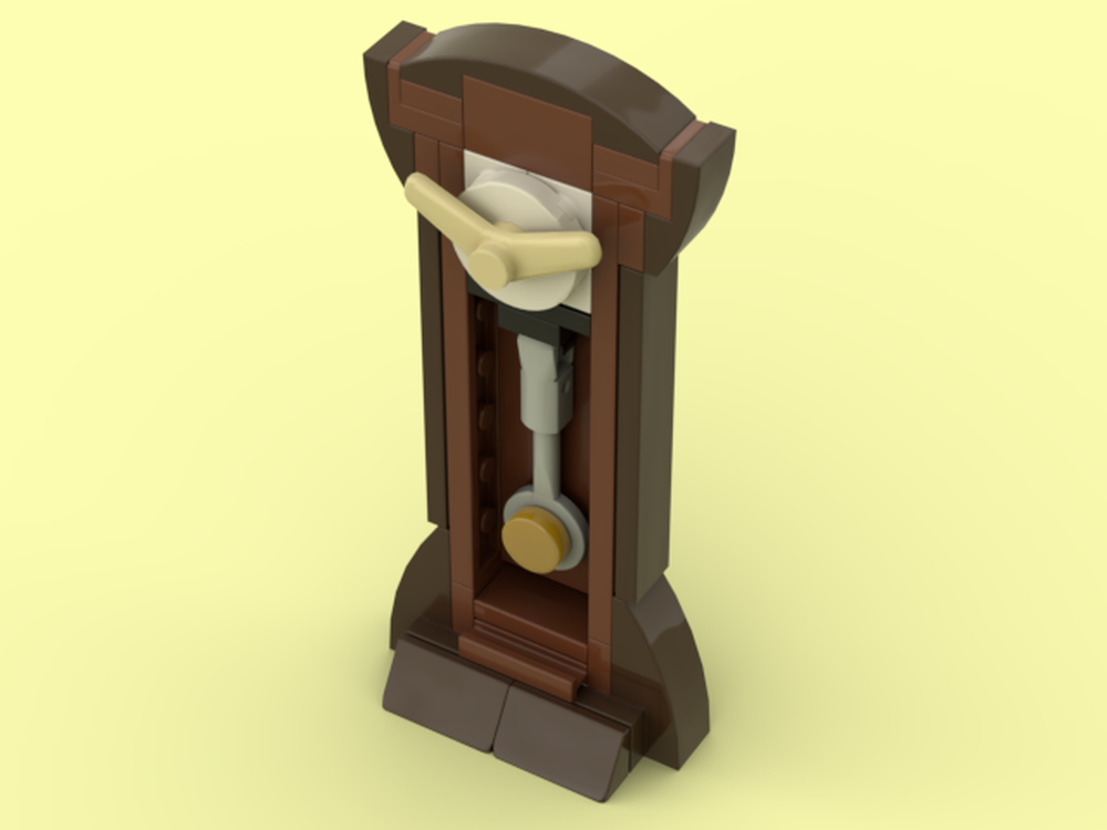 Lego Moc Grandfather Clock By Legoori Rebrickable Build With Lego