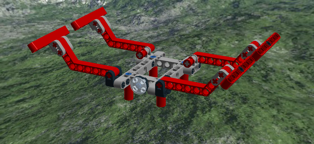 LEGO MOC quadcopter by ONISIM | Rebrickable - Build with LEGO