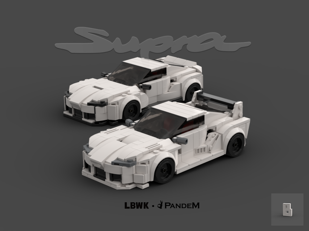 LEGO MOC Widebody Toyota Supra MK5 Combo Pack by Berqbuild ...
